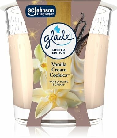 Свеча Glade Vanilla Cream Cookies, унисекс, 112 г