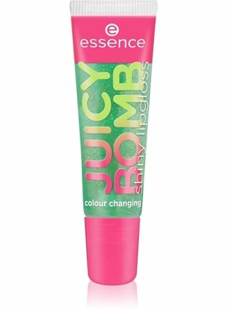 Блеск для губ Essence Juicy Bomb, оттенок 107 Glowy Gummy, цветоизменяющий, 10 мл