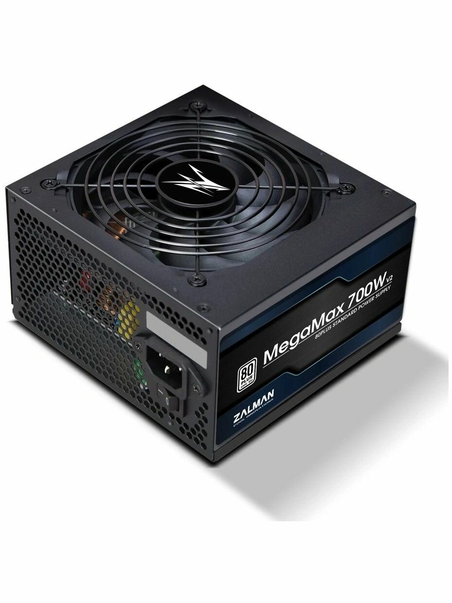 Блок питания Zalman ATX 700W ZM700-TXII V2 80+ white 24pin APFC 120mm fan 6xSATA RTL