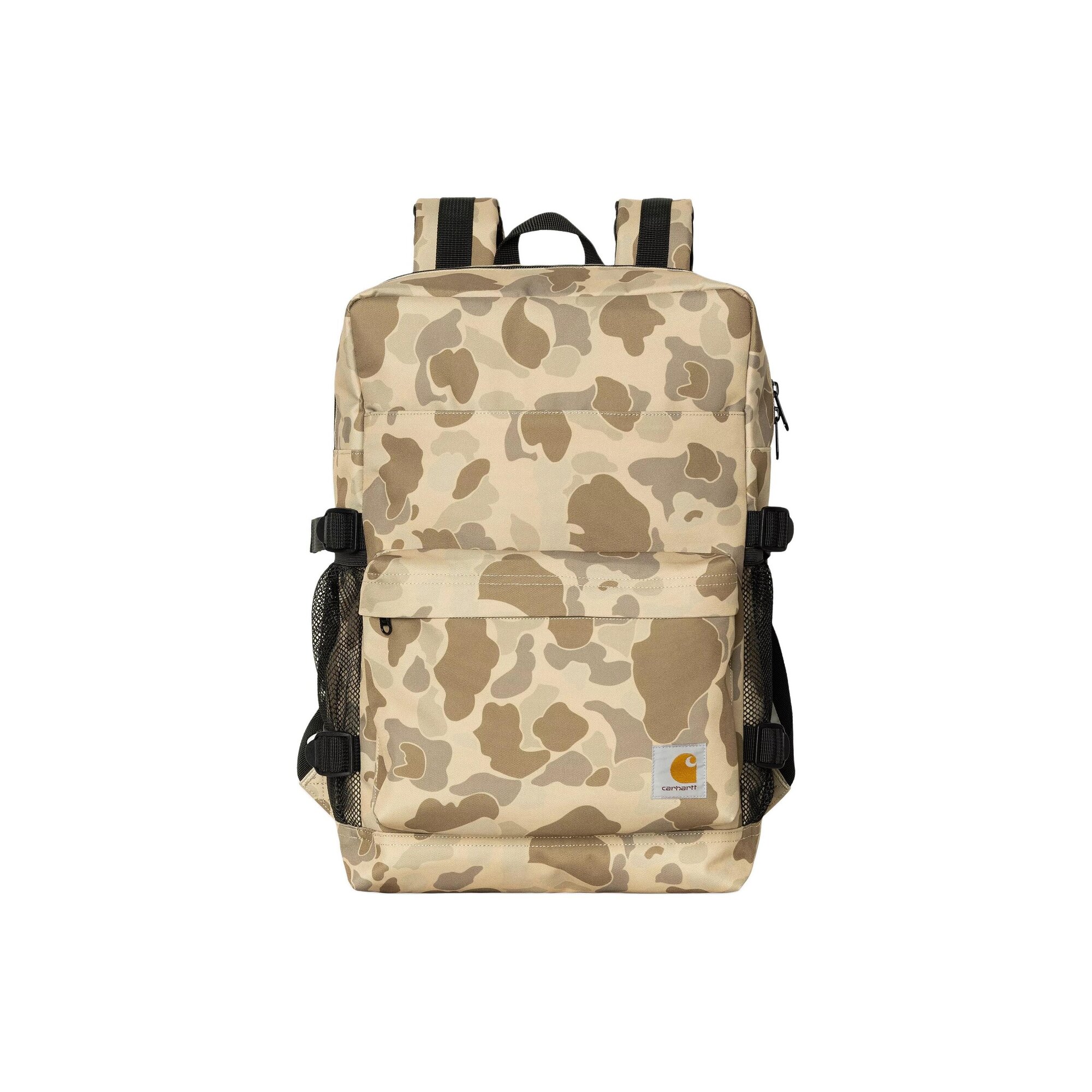 Сумка Carhartt WIP, фактура плетеная, хаки