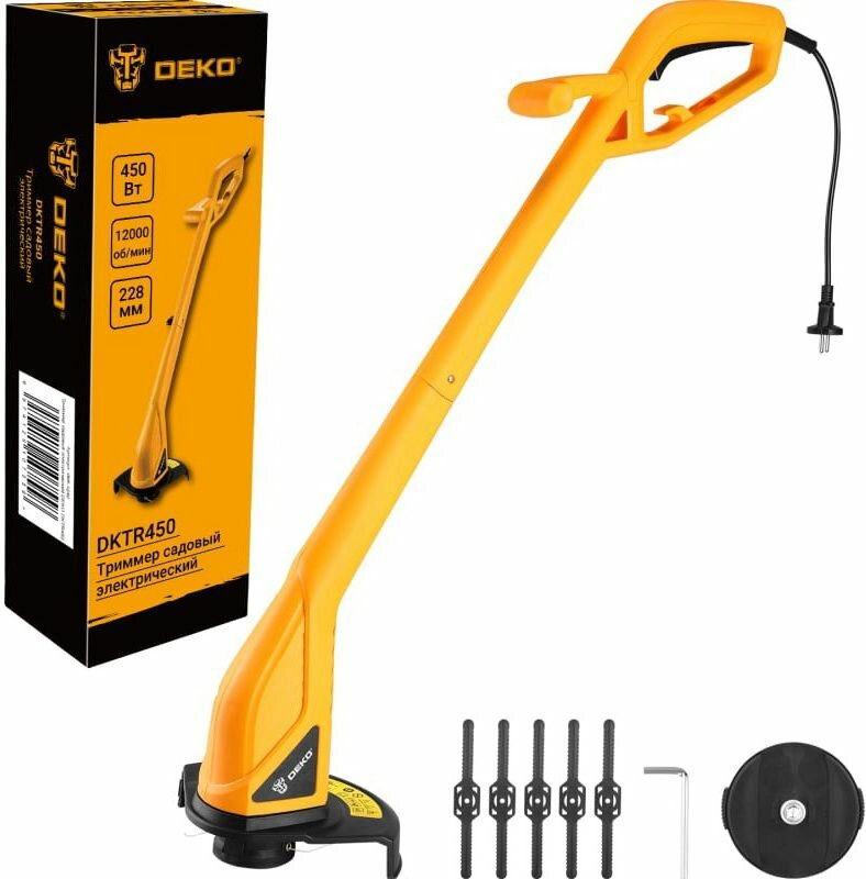 Садовый триммер электрический DEKO DKTR450 065-1240