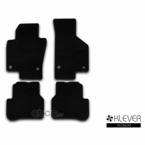 Коврики в салон Klever Econom VOLKSWAGEN Passat B7 2011-2015, сед, 4 шт. (текстиль) / Фольксваген П Autofamily KLEVER01513401200K