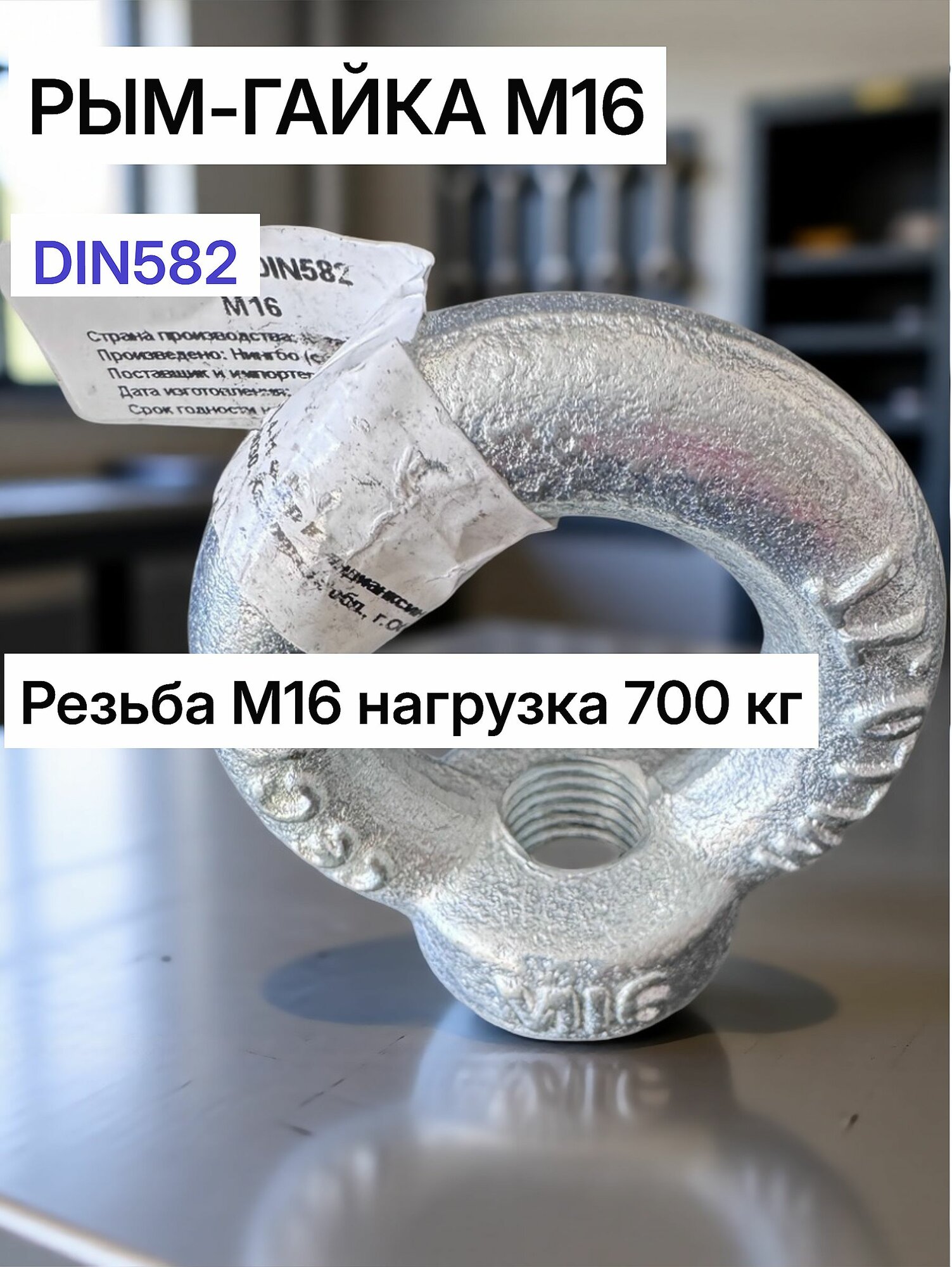 Рым-гайка М16 DIN582 00000437531