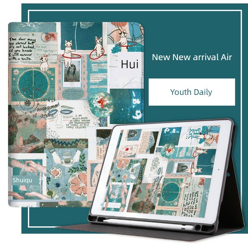 Подходит для Apple ipad air3, защитный чехол, слот для ручки, 2019, новый мультяшный пенал, планшет 10.5inch креативный