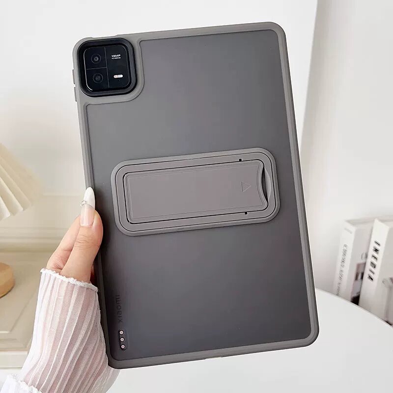 Mi Pad 8/8 Pro 11,2-дюймовый ударопрочный матовый жесткий чехол с встроенной подставкой и закаленным стеклом - Глубокий