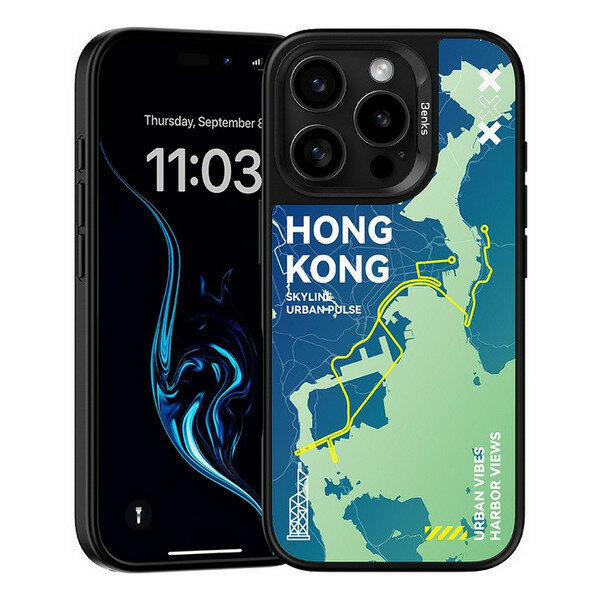 Чехол Benks City Series Magnetic для iPhone 16 Pro 6.3" (C. K. QS. AP. HK. A065) Hong Kong