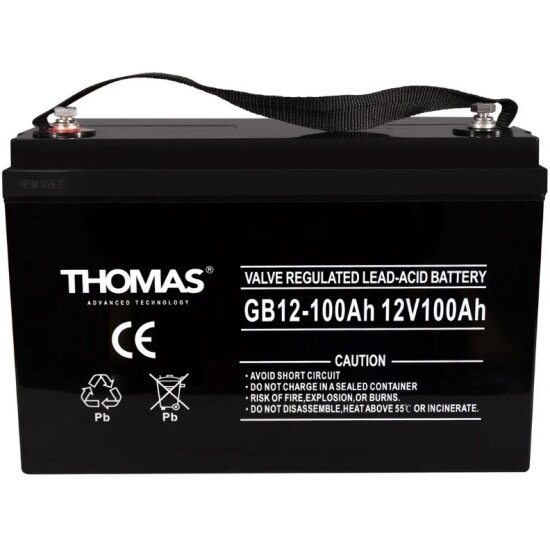 Аккумулятор Thomas Auto THOMAS для ИБП, 130x171x220, 100Ач 12V, GB12-100(Thomas)