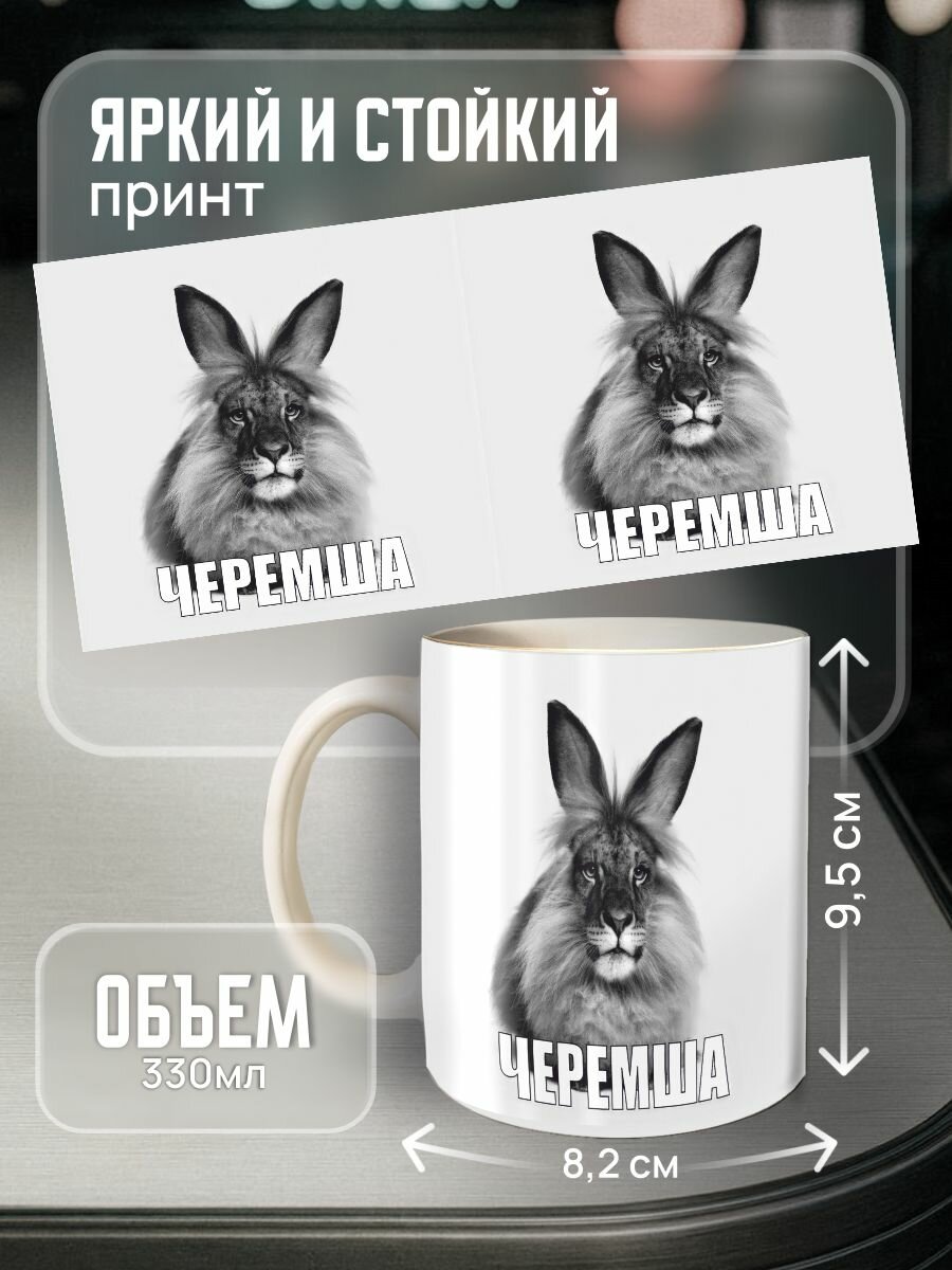 Кружка с принтом Черемша - мем — фото 1