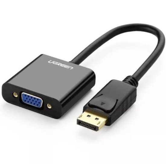 Переходник Ugreen DP109 DisplayPort - VGA, черный (20415)
