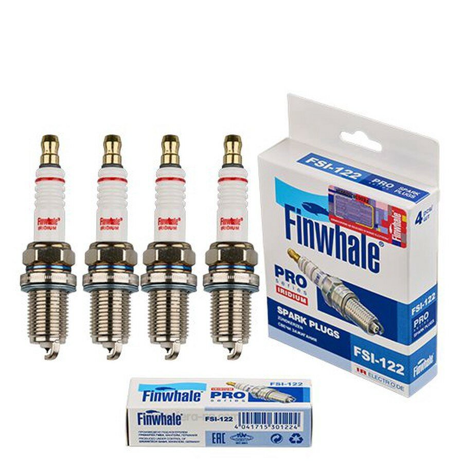 FINWHALE FSI122 Свеча FINWHALE IRIDIUM Mitsubishi Outlander, Citroen C-Crosser, Geely VISION