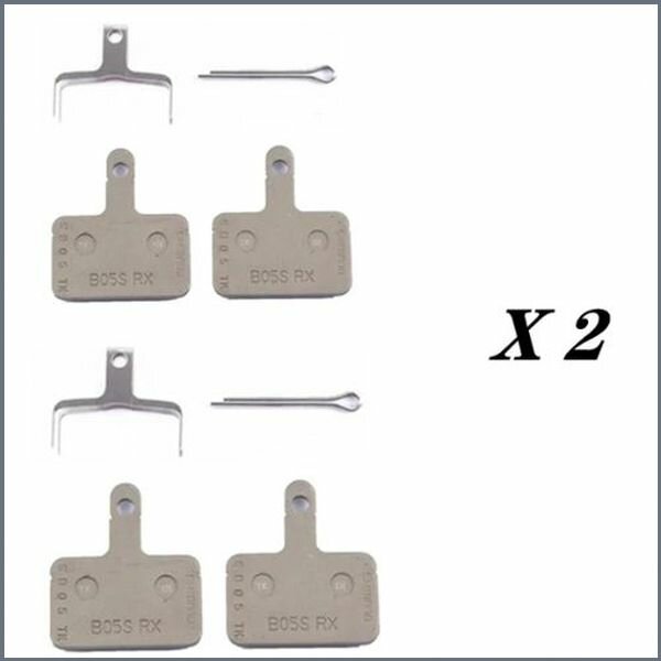 Тормозные колодки для велосипеда дисковые Shimano B05S, 2 колодки, для гидравлических и механических дисковых тормозов
