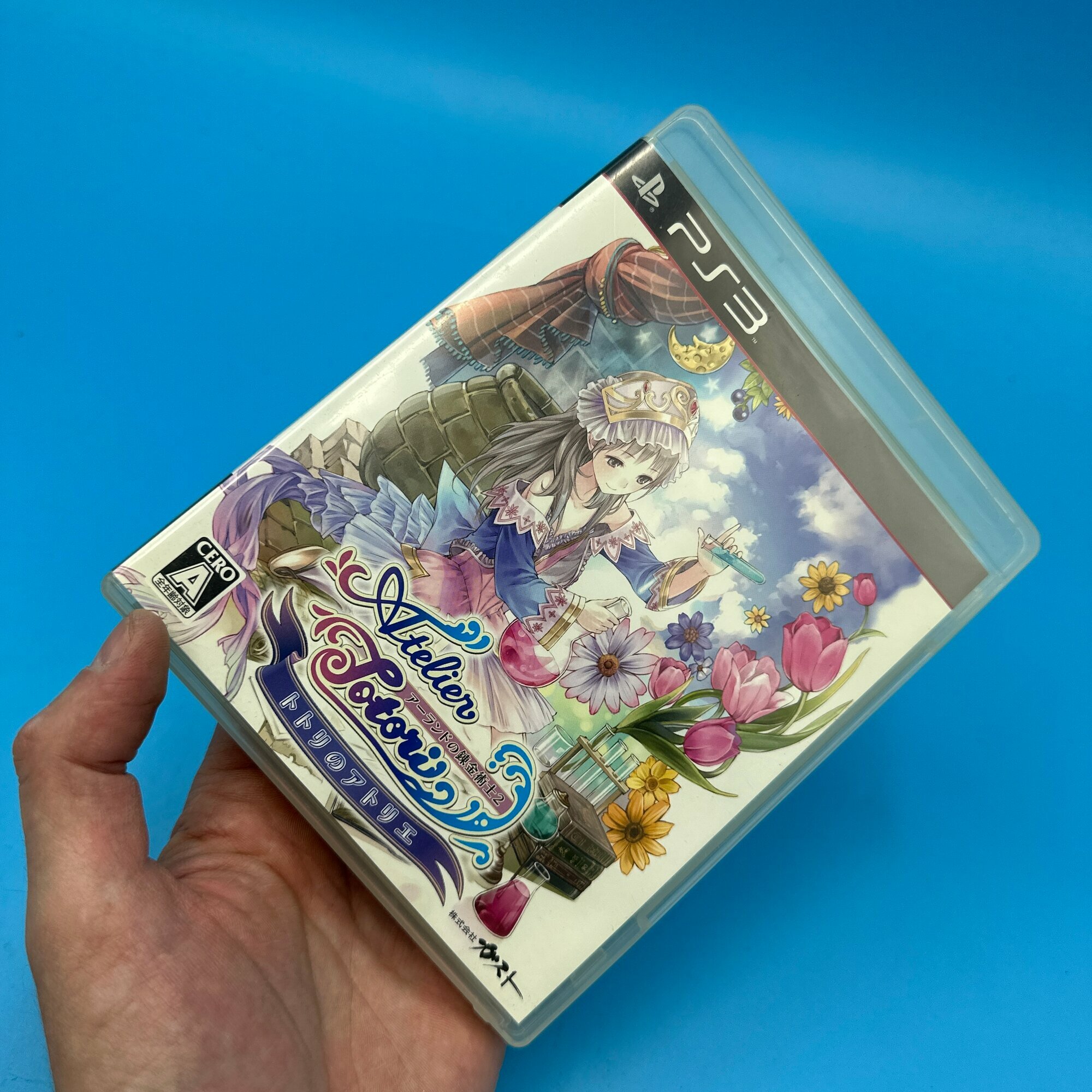 Коробка Gust Atelier Totori PS3, штрихкод 4943015080765, код BLJM 60241, рейтинг CERO A (0+), БУ