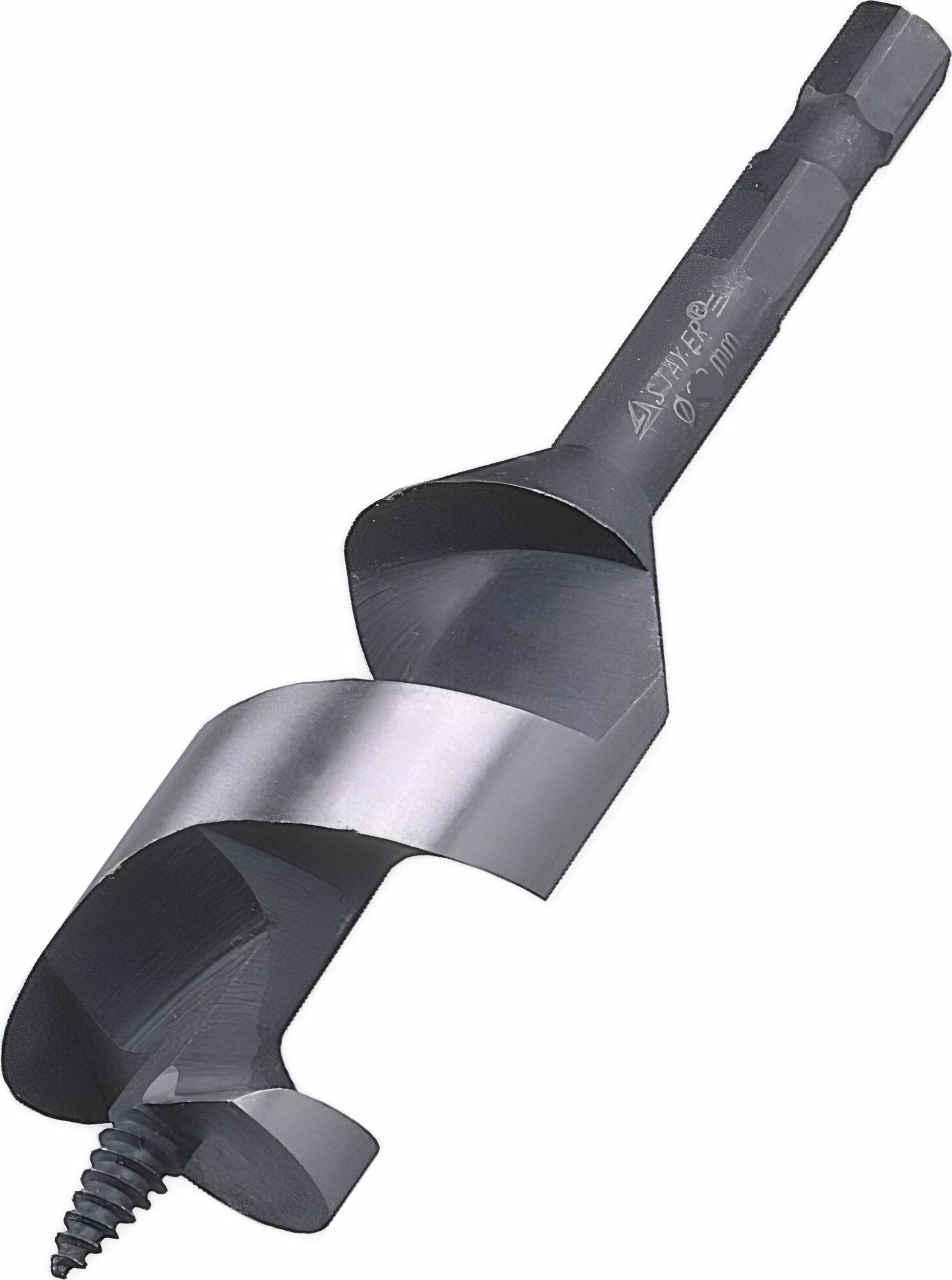 Спиральное сверло по дереву STAYER 21 x 130 мм, шестигранный хвостовик
