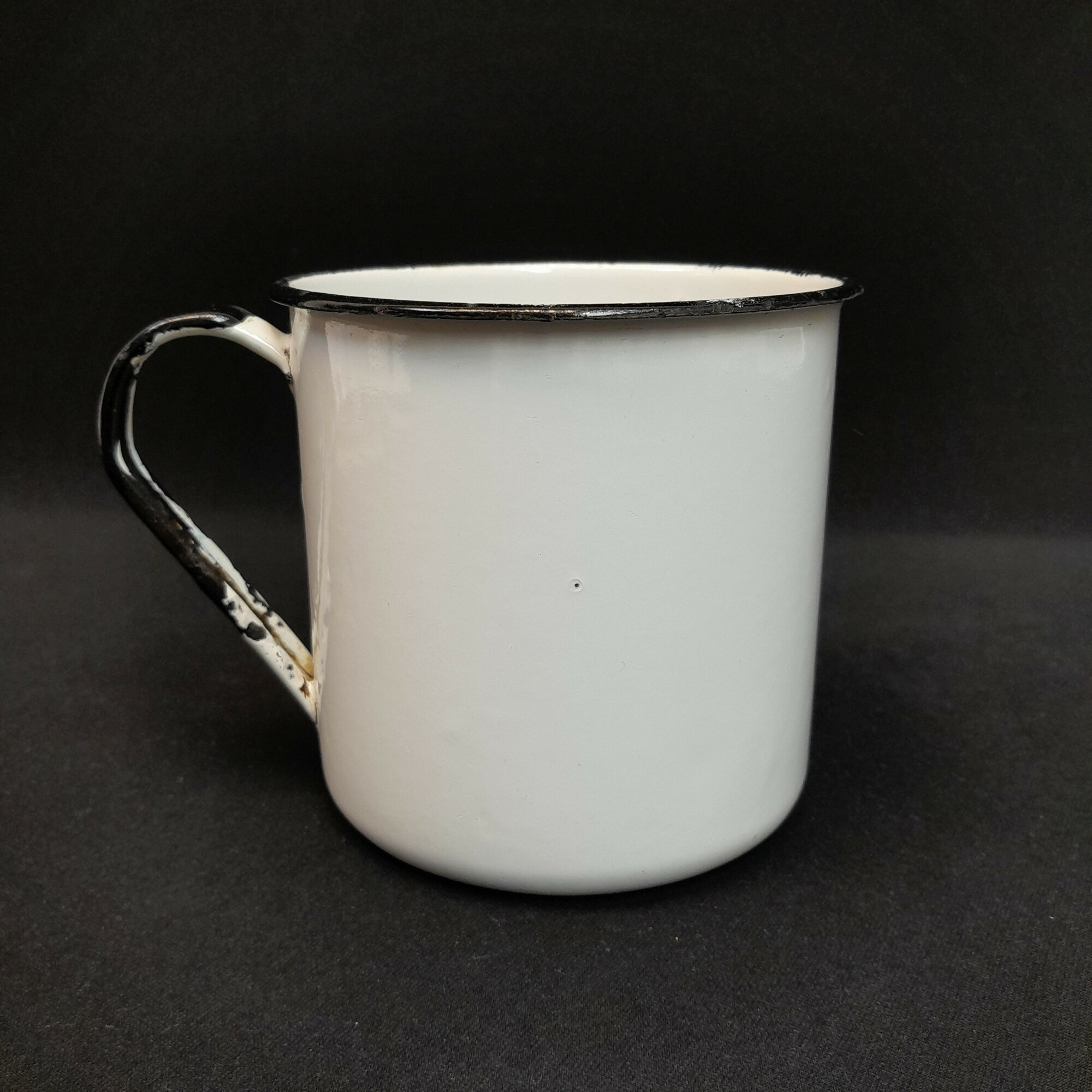 Винтажная эмалированная кружка 900 мл, СССР
