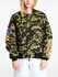 Бомбер A BATHING APE, размер 50, зеленый,