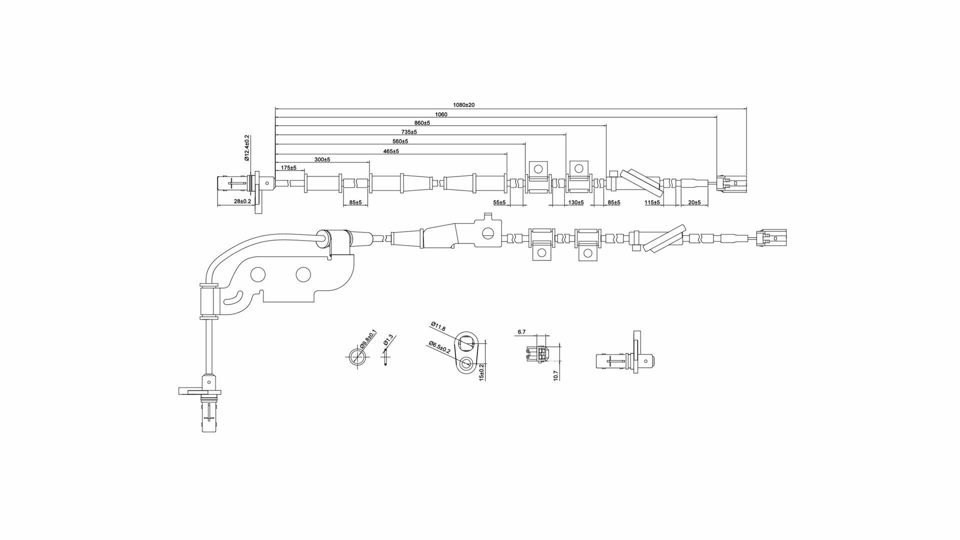 Датчик ABS Hyundai i30 II 11-, Kia Ceed II 12-