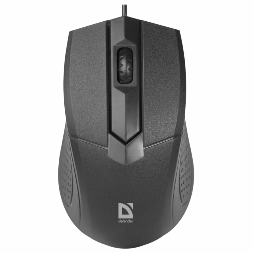 Мышь проводная DEFENDER Optimum MB-270, USB, 2 кнопки + 1 колесо-кнопка, оптическая, черная, 52270, 512863