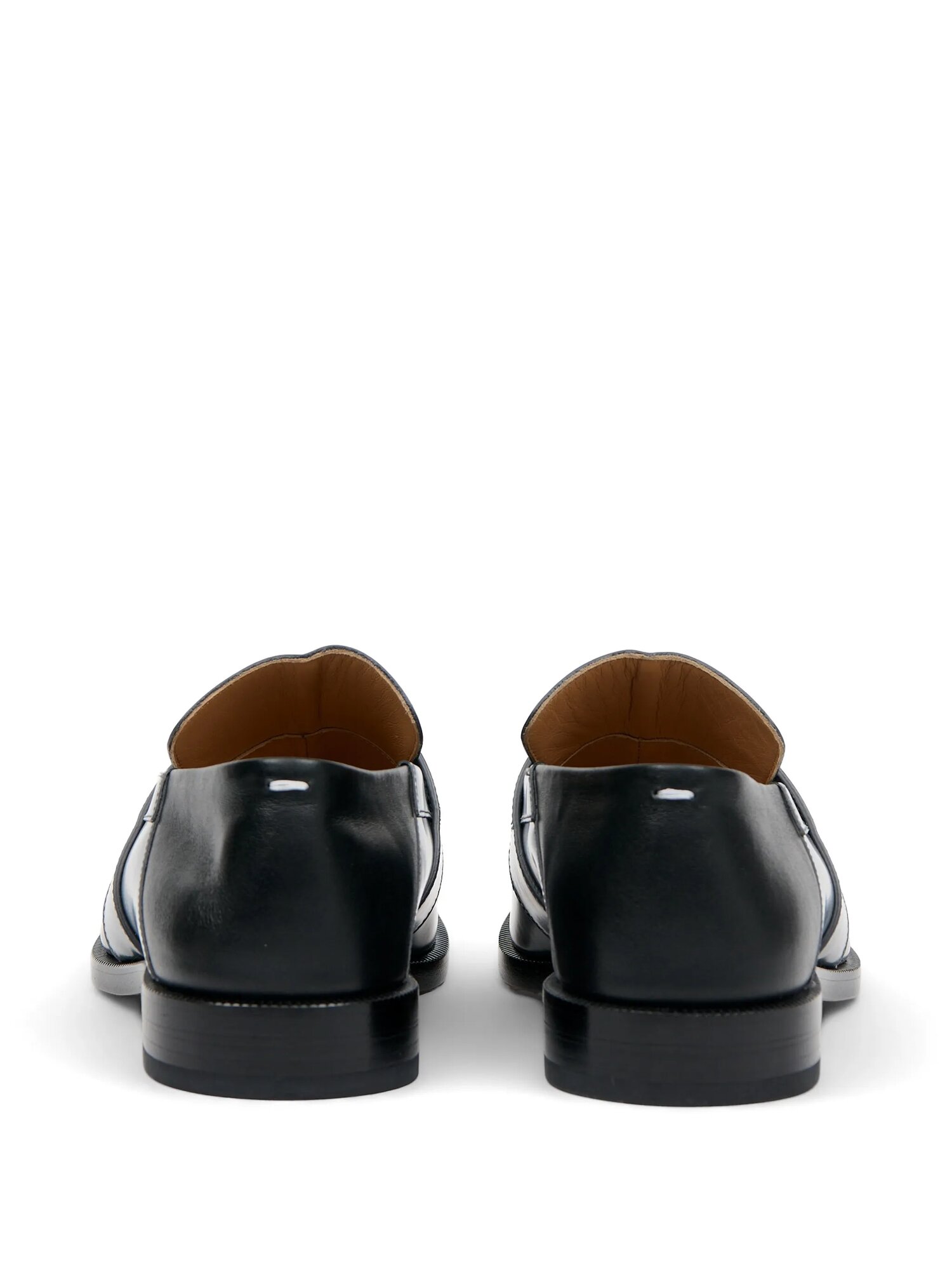 Лоферы Maison Margiela Tabi leather loafers, размер 37 EU, grey — фото 1