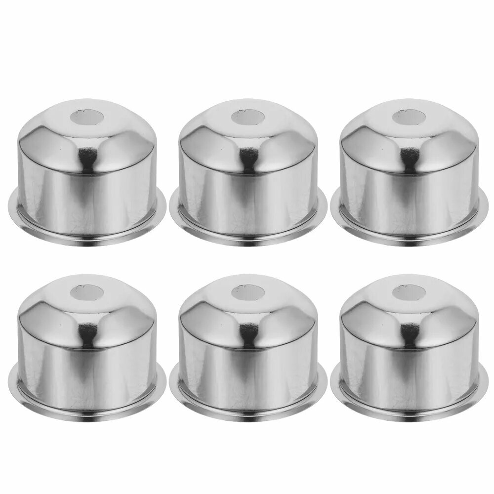 Осветительные Аксессуары, Ламповые Держатели Чашки, Серебряный Цвет, Железо, 6 Штук, Подходят Для Люстр И Настенных Светильников