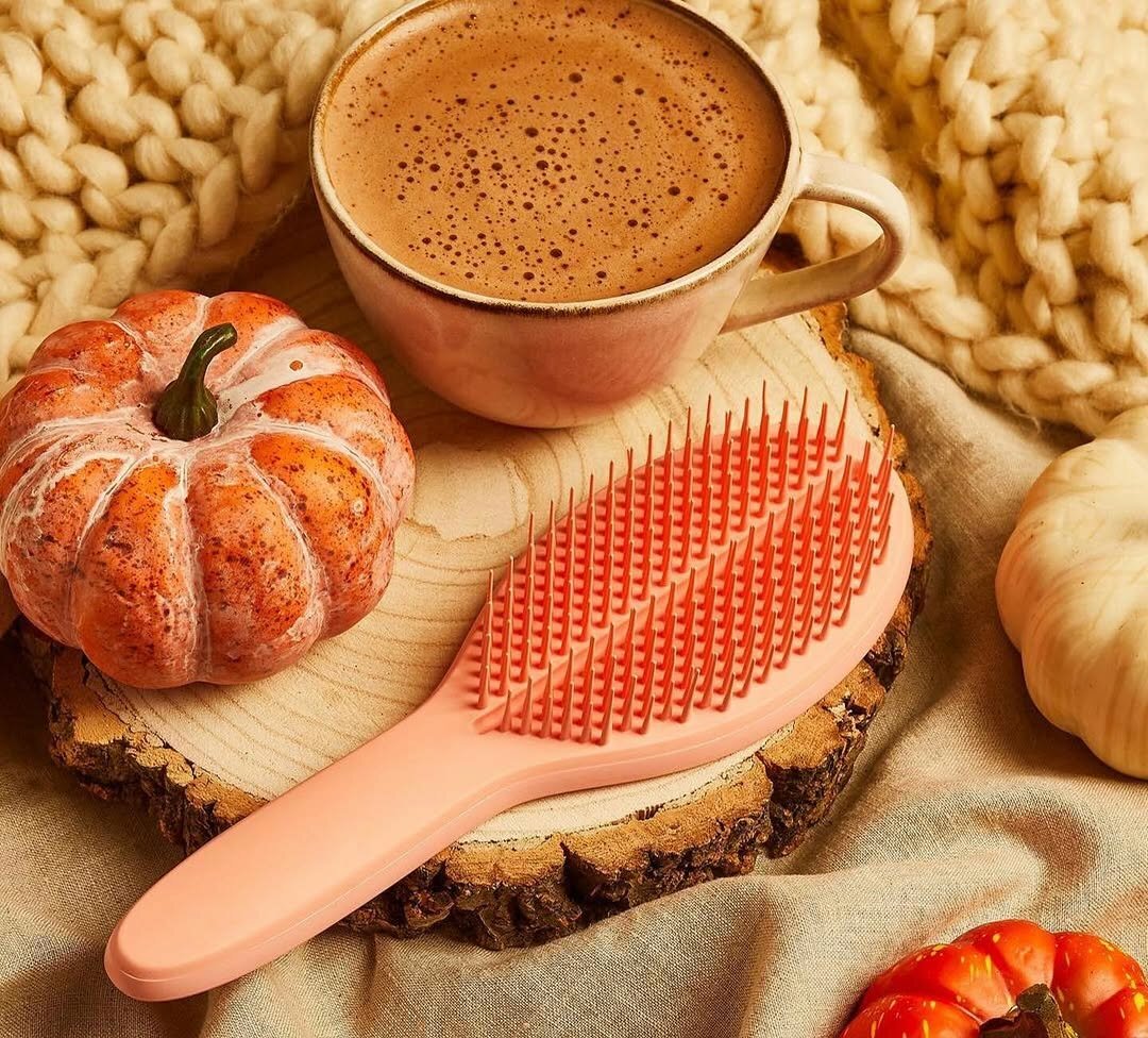 Расческа Tangle Teezer Peach Glow The Ultimate Styler, для всех типов волос, пластик, 22,5см