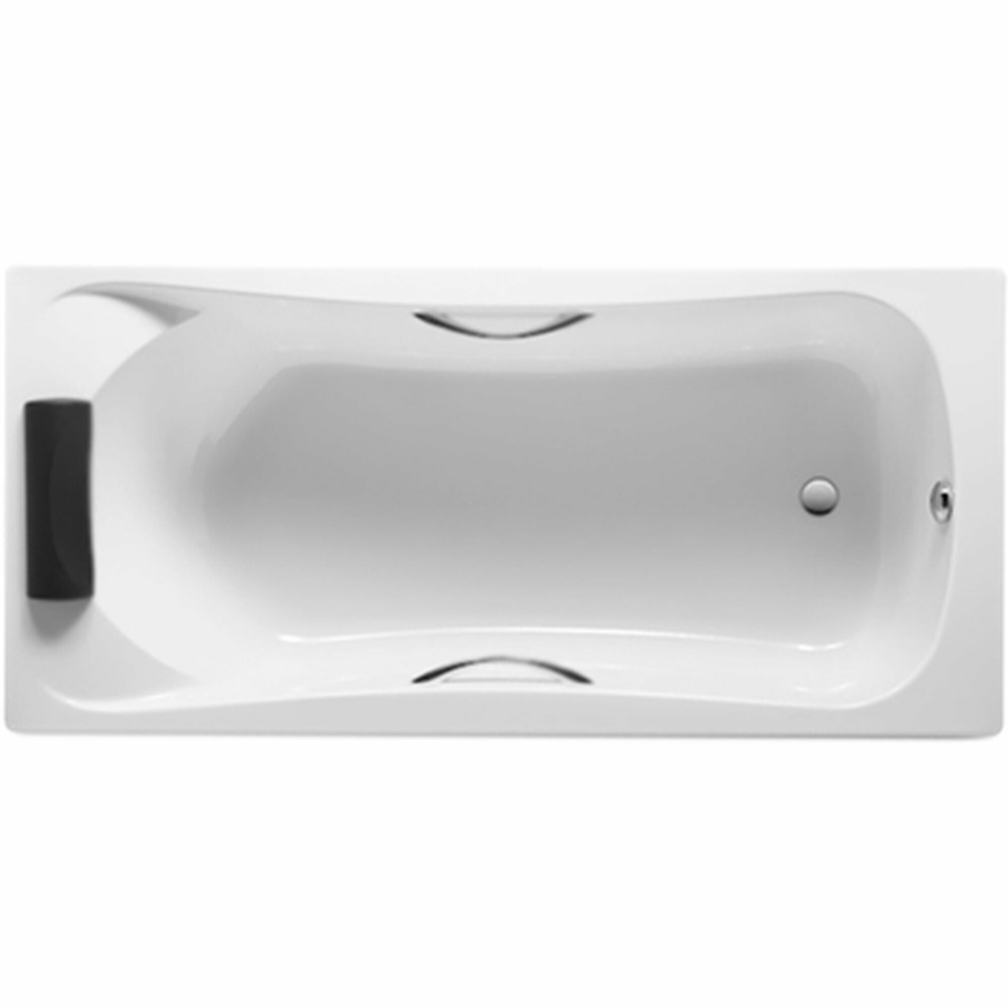 Ванна прямоугольная Roca (Рока) акриловая BeCool 1700х800 мм арт. ZRU9302852 (без гидромассажа) , (без монтажного комплекта/ножек)