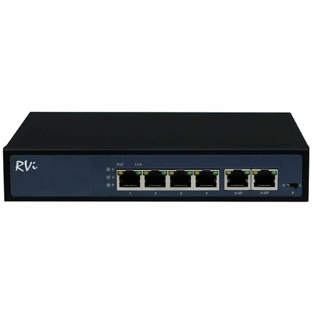 Коммутатор POE RVi-1NS04F-2T