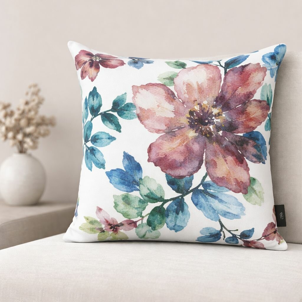 Подушка декоративная на диван 45х45 см AQUAREL