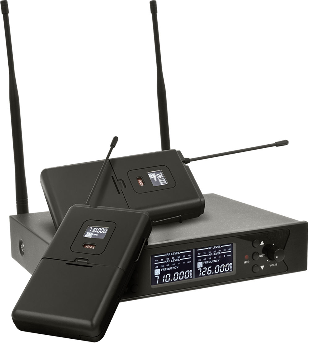Axelvox DWS7000HT (LT Bundle) - Радиосистема, 2 головных, 2 петличных