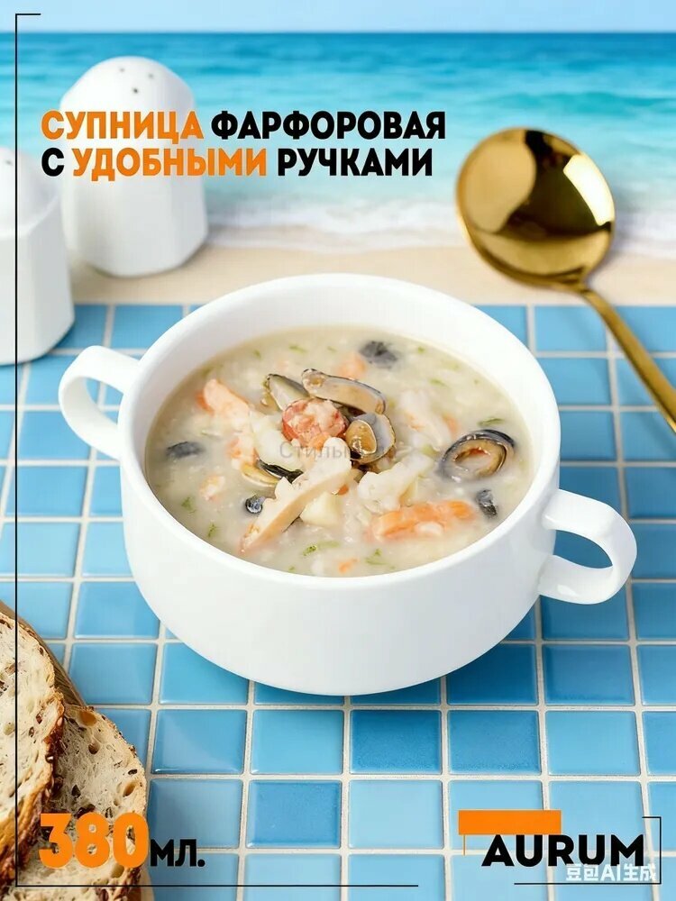 Супница, бульонница, диаметр 12 см