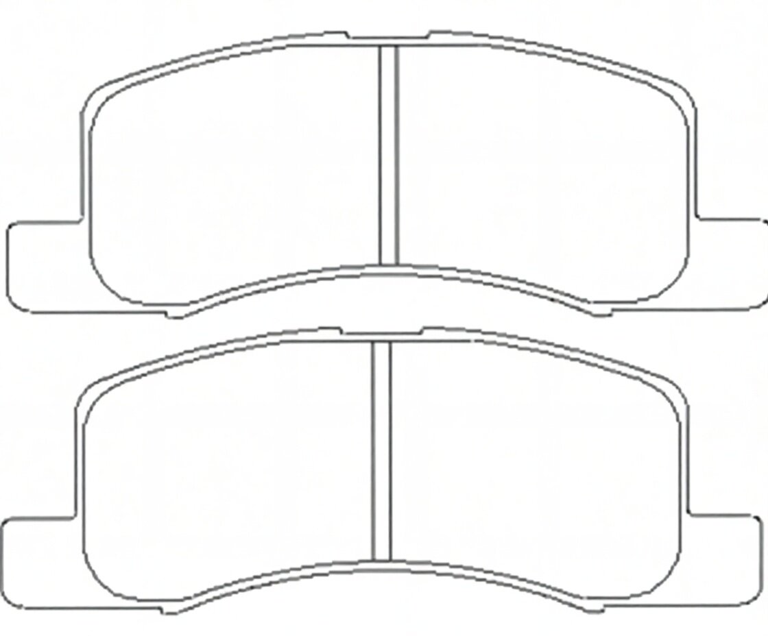 Колодки тормозные дисковые PN3437 NiBK арт. PN3437