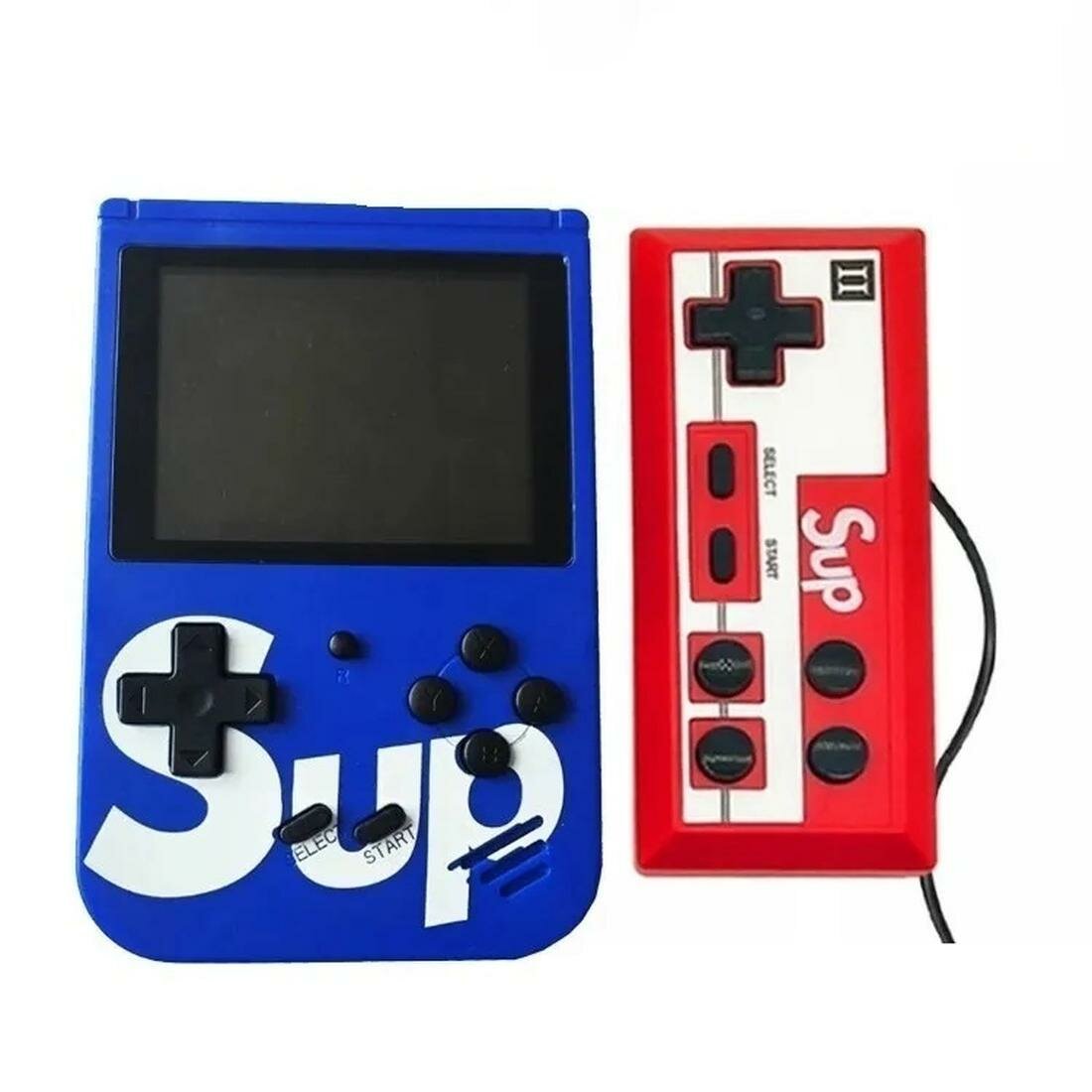 Портативная приставка SUP GAME PLUS, 400 игр, с джойстиком, в комплекте шнур и аккумулятор