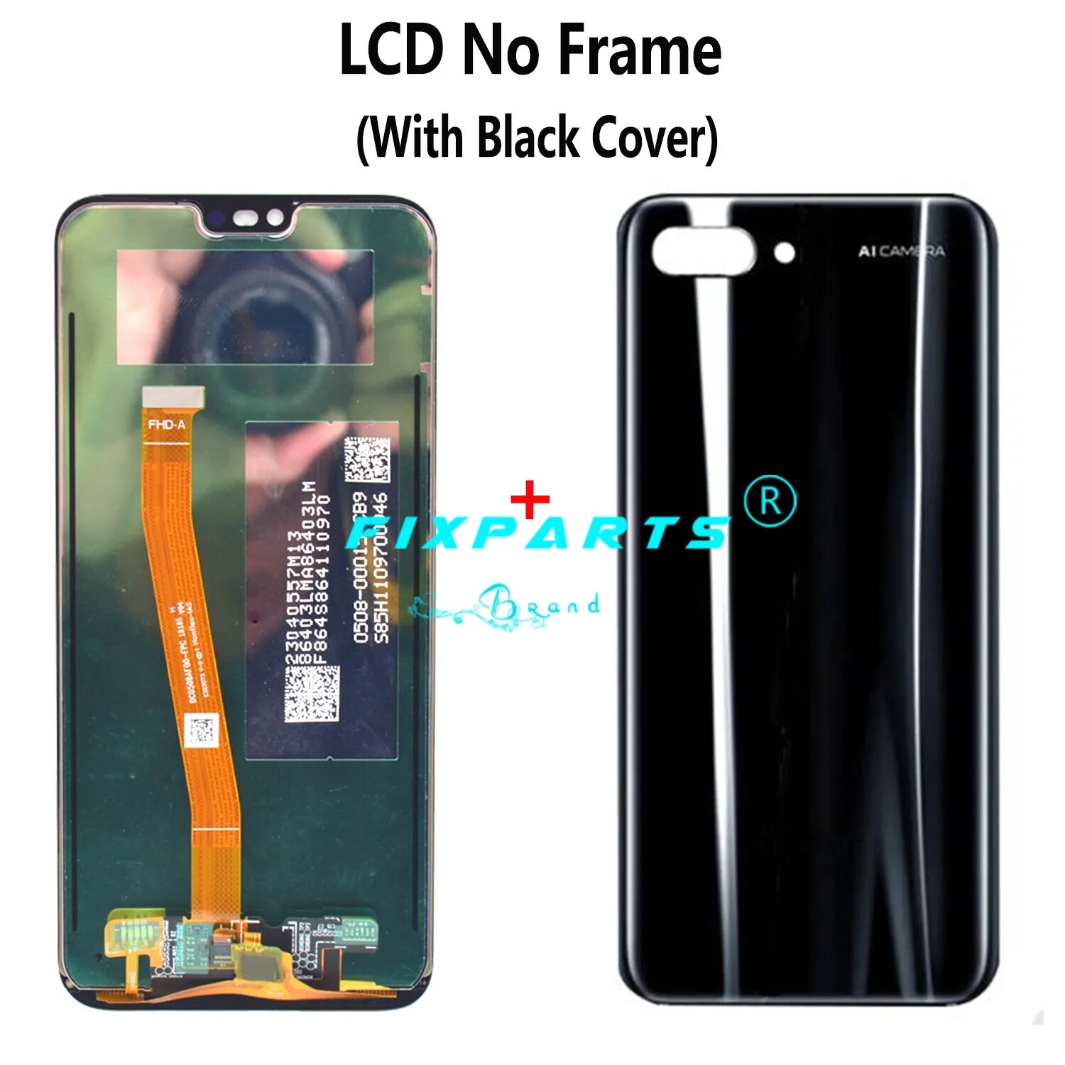 ЖК-дисплей для Huawei Honor 10 с рамкой, черный