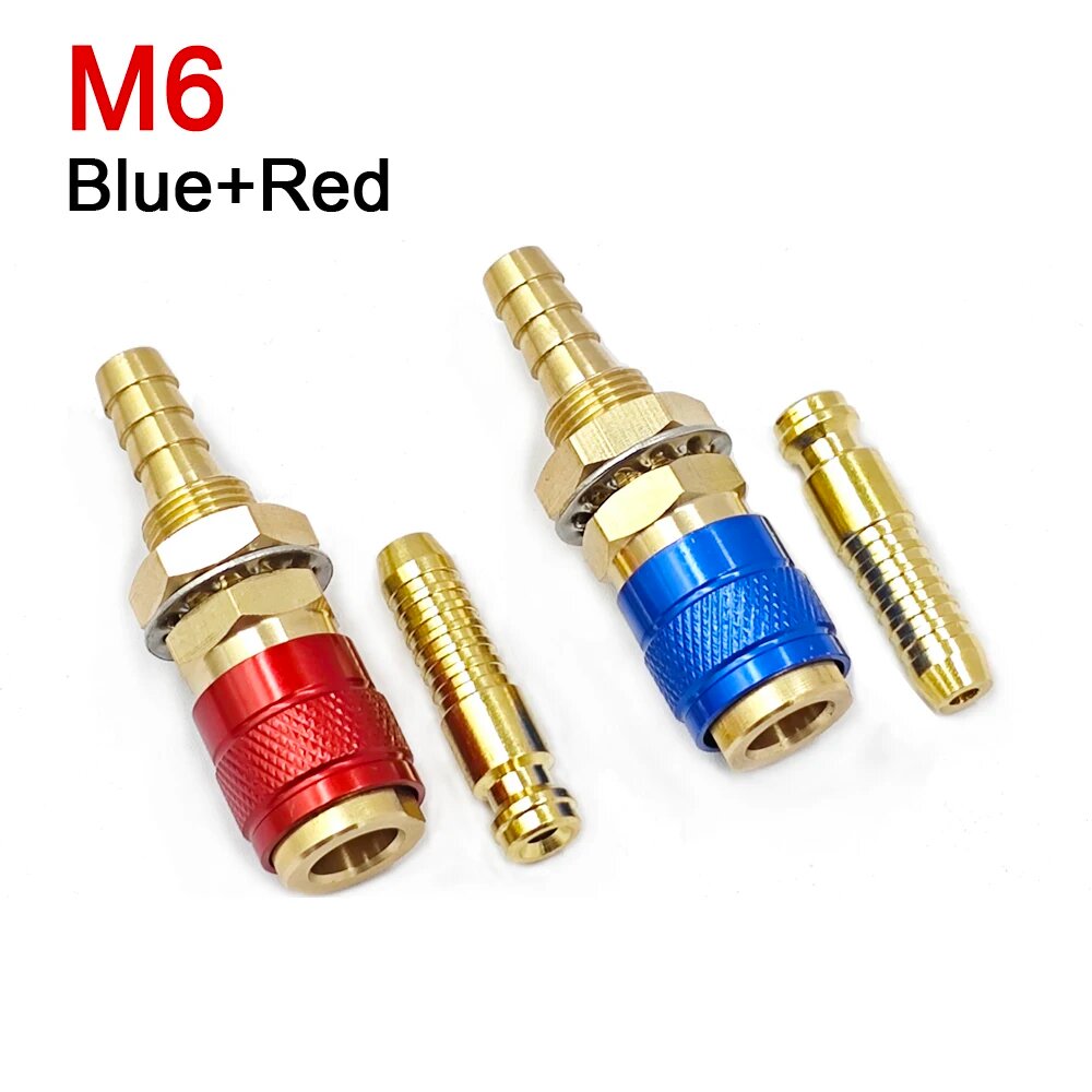 Быстроразъемный адаптер M6 Red Blue