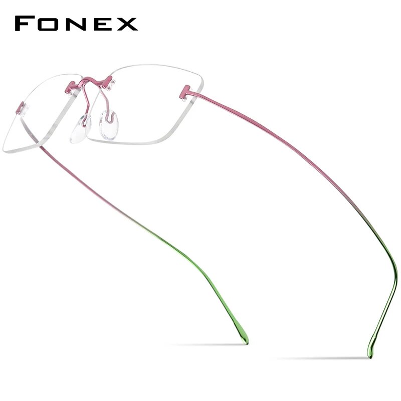 FONEX безрамочные очки 85871 PinkC6