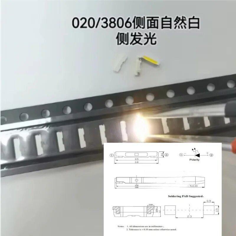 Набор SMD LED 020 XIASONGXIN LIGHT 100 шт, 5 цветов