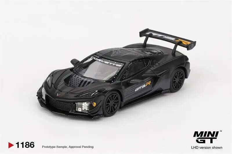Мини GT 1:64 Corvette Z06 GT3. R Road America Test car / Bolide Presentation Z06 Paper box