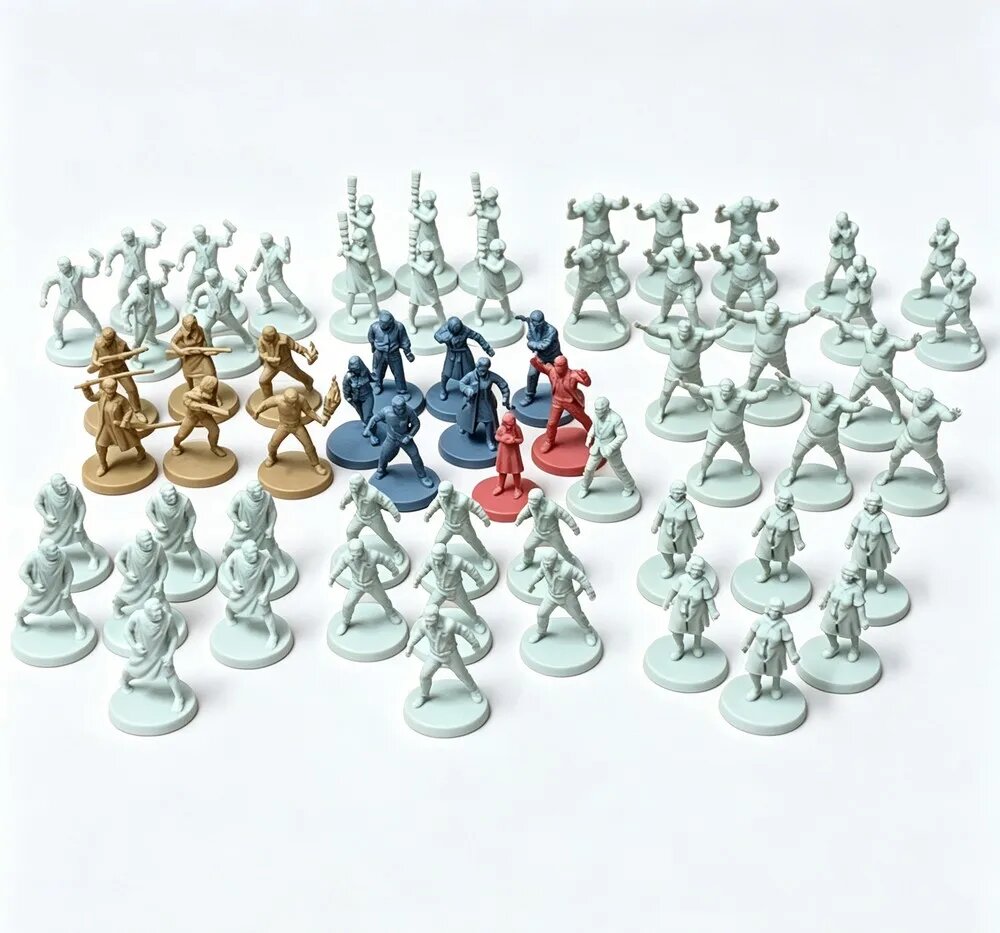 Набор миниатюр Zombicide 66 фигурок