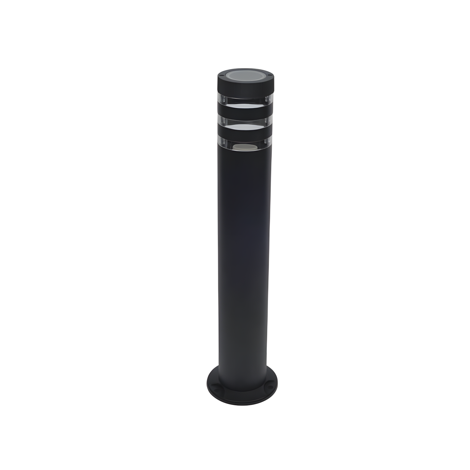 Светильник уличный, фонарь напольный, столб Maple Lamp FL-600-BLACK, черный, E27