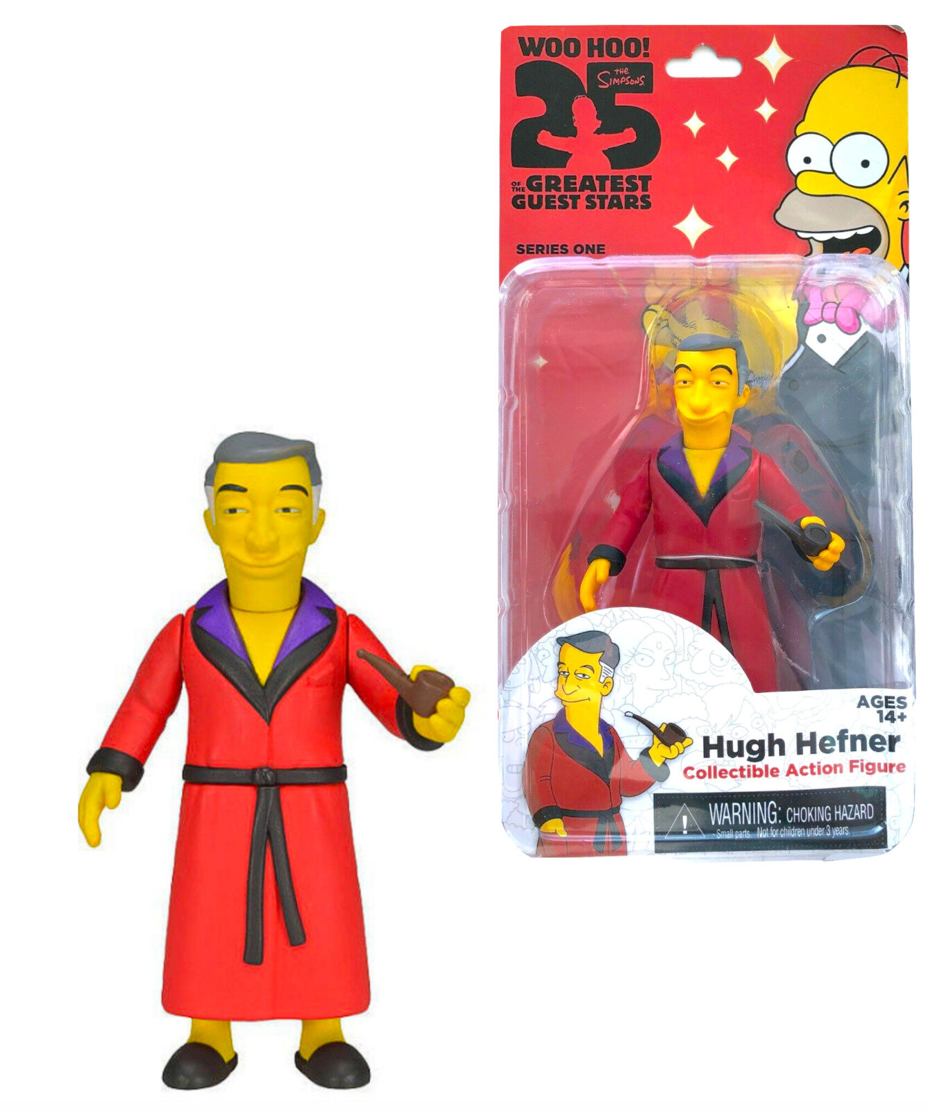 Фигурка Хью Хефнер серия 1 Симпсоны 25-летие NECA The Simpsons 25th Anniversary Series 1 Hugh Hefner