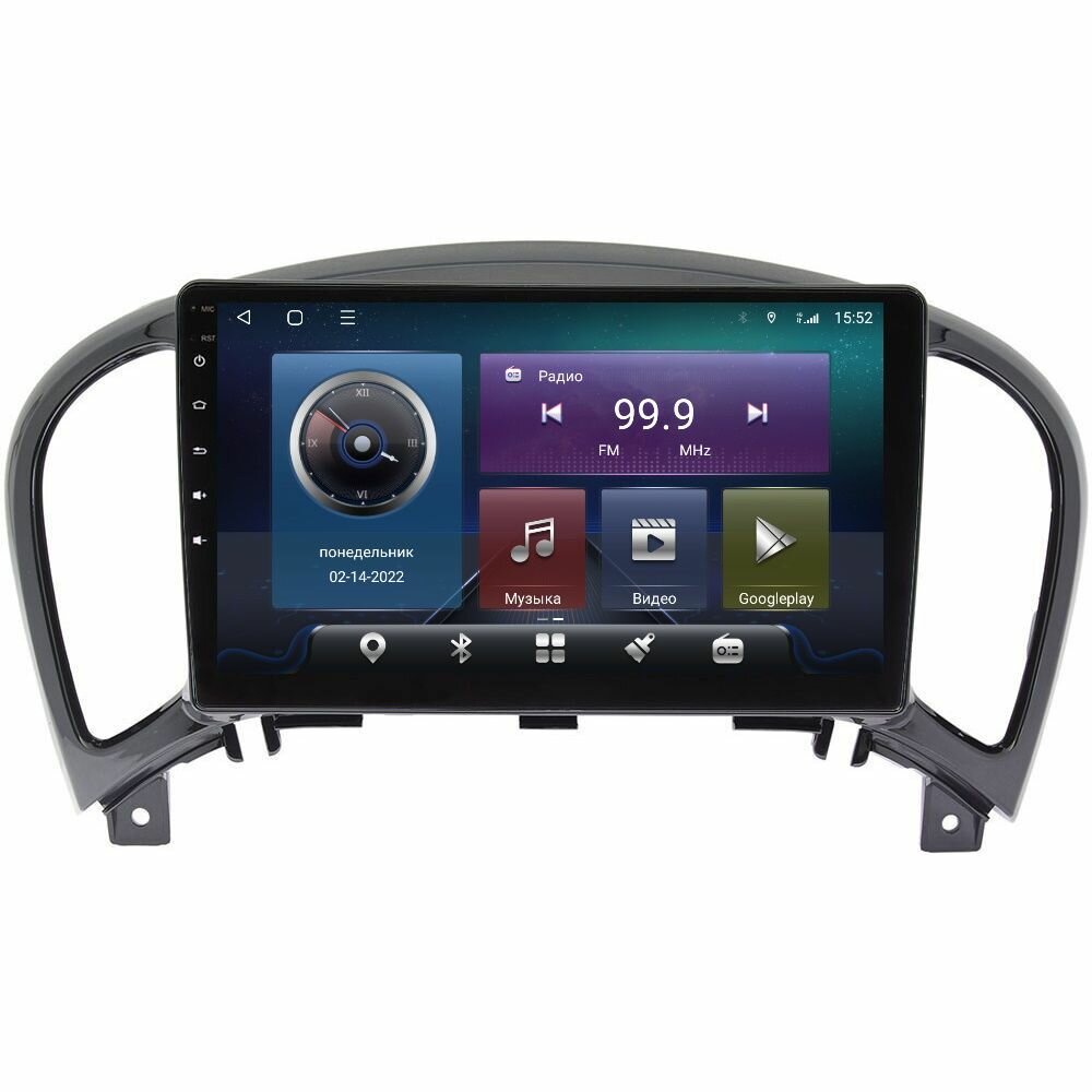 Магнитола CRS-300 Nissan Juke 2010-2019 с Android 13, Процессор 8 ядер, Память 6+128Gb, Carplay, DSP, 4G(Sim)
