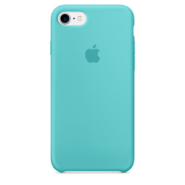 Чехол Apple iPhone 7 | 8 | SE (2020) | SE (2022) Silicone Case Sea Blue MMX02FE/A