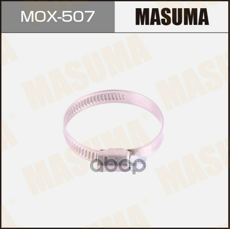 Хомут червячный 32-50mm / H-9mm (нержавеющая сталь) (уп.10, цена за 1 шт.) Masuma арт. MOX-507