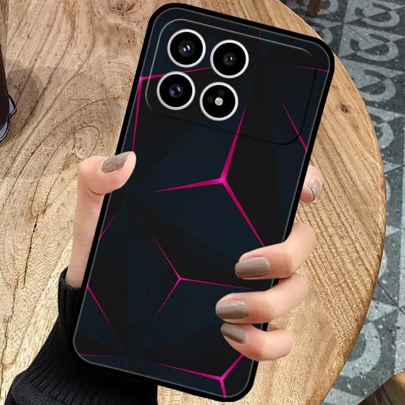 Чехол для Poco F8 Pro, мягкий силиконовый чехол из ТПУ, простые чехлы для телефонов Poco F8 Pro, защитная задняя крышка F 8 Pro F8Pro, черный