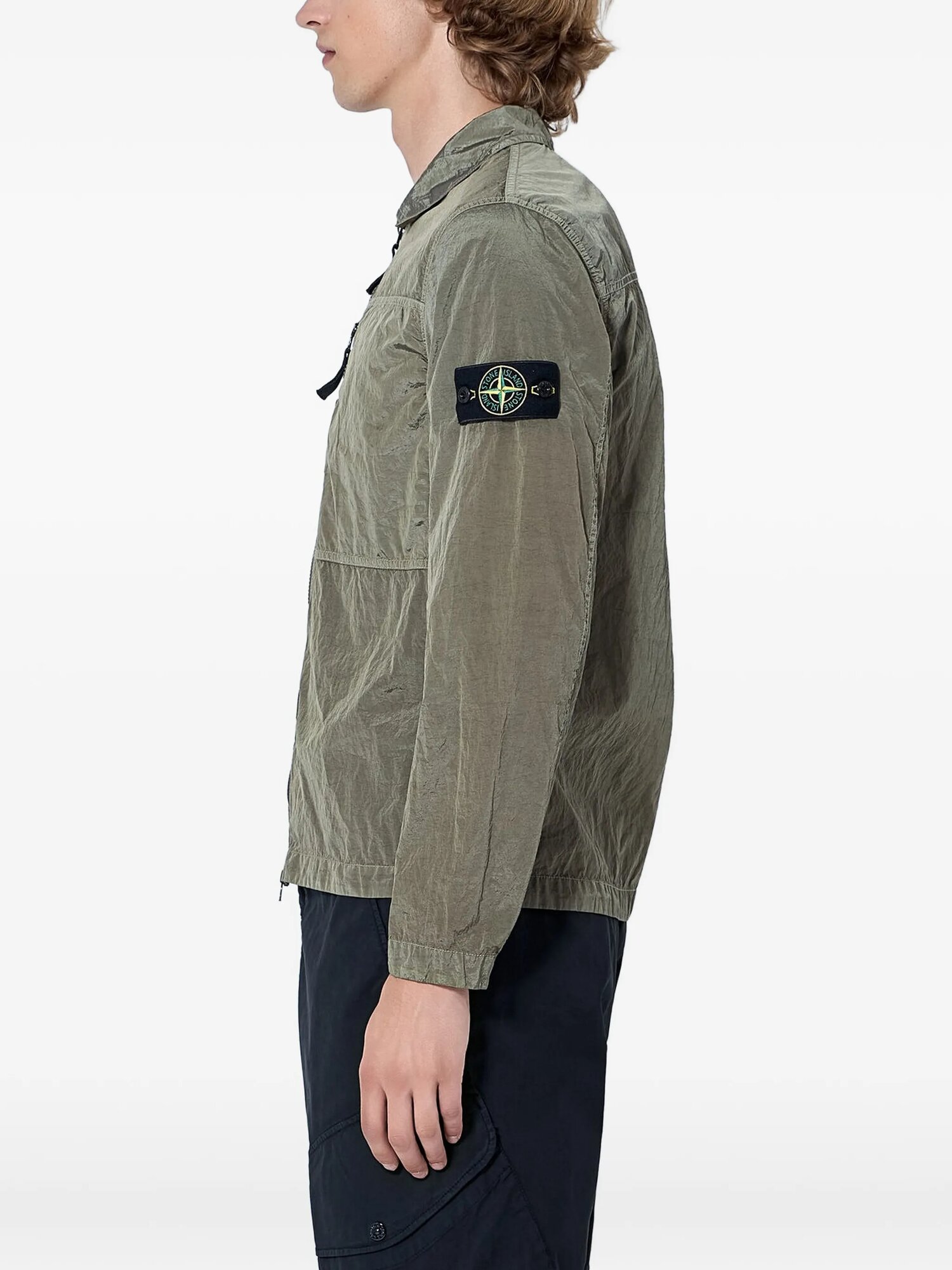 Куртка Stone Island Zip-up patch-pocket jacket, размер 3XL — фото 1