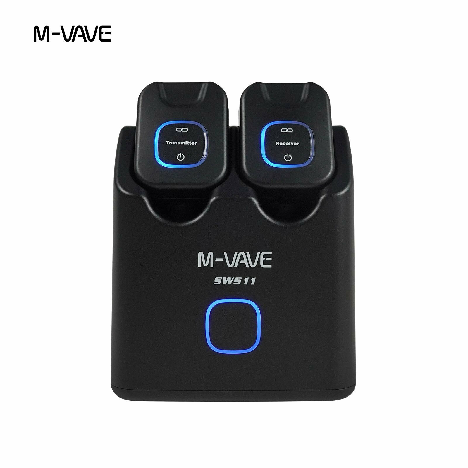 Беспроводная система передатчик и приемник гитары M-VAVE SWS11, 5,8ГГц, с зарядкой, ультра-низкой задержки
