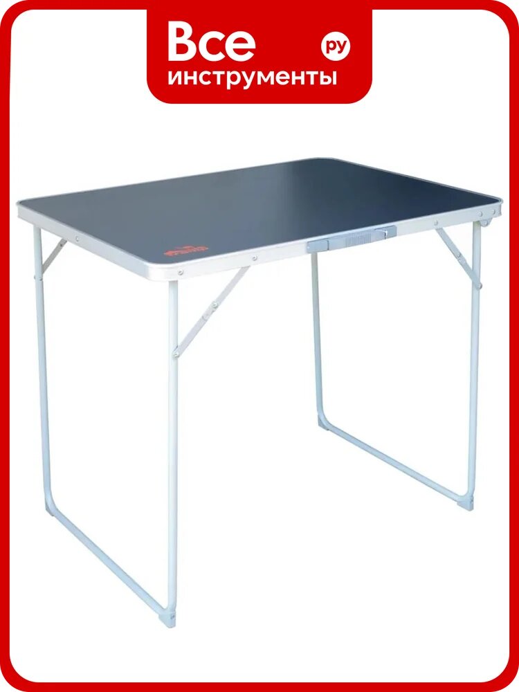 Складной стол Tramp 80x60x70 см TRF-015, прямой столешница из МДФ, прочный стальной каркас, предназначен для кемпинга