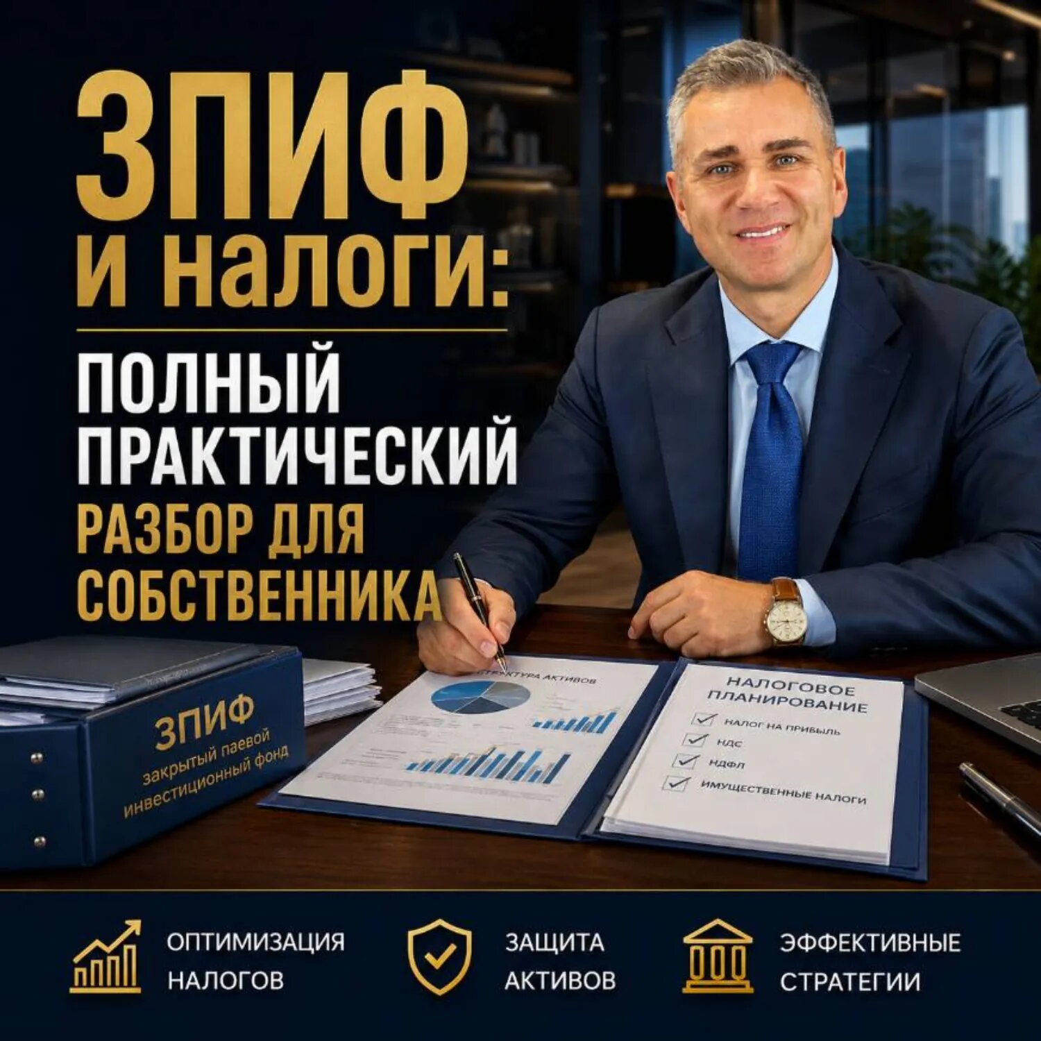 Зпиф и налоги: полный практический разбор для собственника [Аудиокнига]