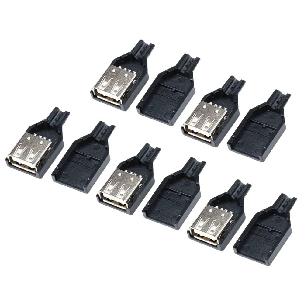 5шт USB-розетка сварочная линия A типа 4P 5V мобильное питание для Розетки зарядного устройства
