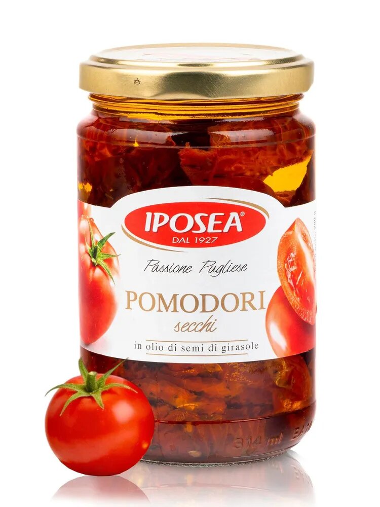 Томаты вяленые IPOSEA в масле, 280 г