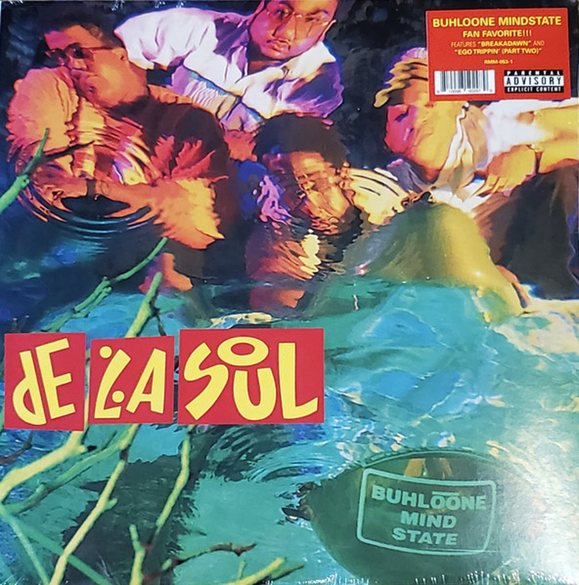 DE LA SOUL - Buhloone Mind State, (LP, Reissue, Black Vinyl) Виниловая Пластинка
